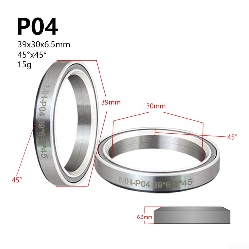 Arkzeo Bike Headset Bearings 1.5 1 1/8inch 45/36 Angle Bicycle Part 38/39/41/44/49/52mm P04 ...