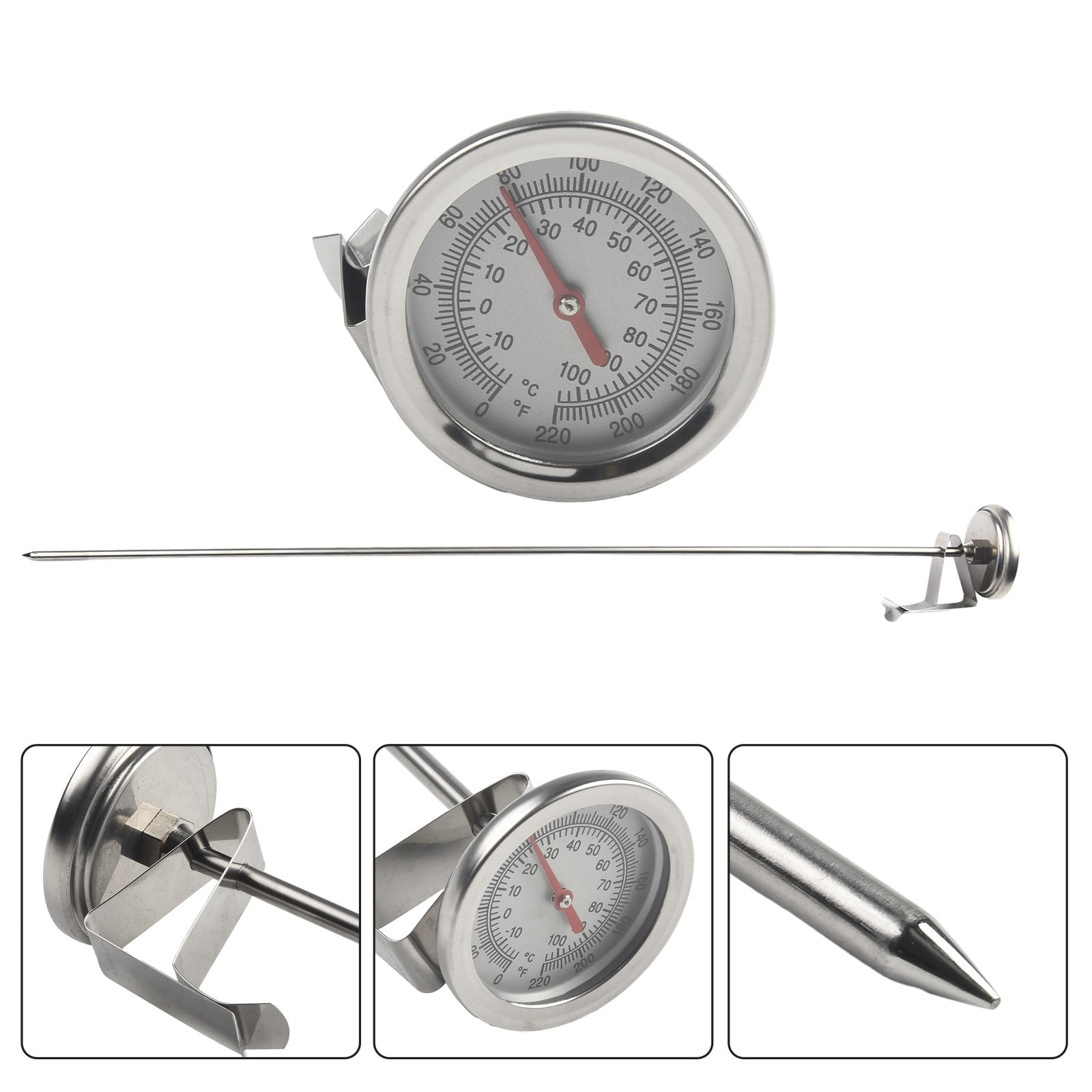 Arkzeo Compost Soil Thermometer 0 120 Stainless Steel Water 20Inch 50Cm ...