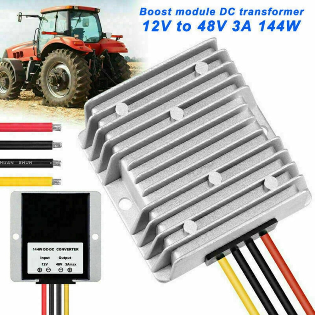 Arkzeo DC 12V To 24V 48V Step Up DC Converter Voltage Regulator Boost ...
