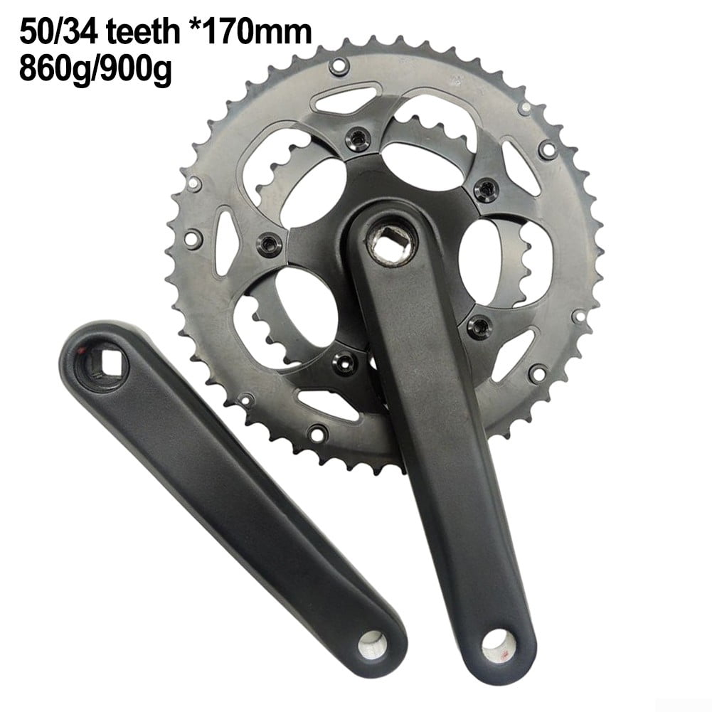 Arkzeo Double Chainwheel set for road bike 34/50T Crankset chainset ...