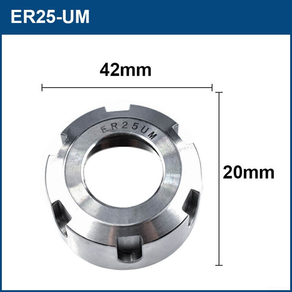 Arkzeo ER8-ER40 A/M/UM Collet Clamping Nuts For CNC Lathe Milling ...
