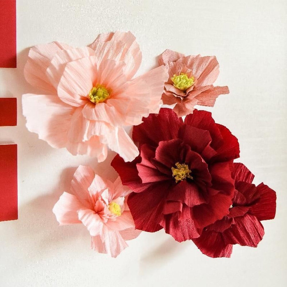 Arkzeo Festive Decoration Pleated flowers Background Three-dimensional ...