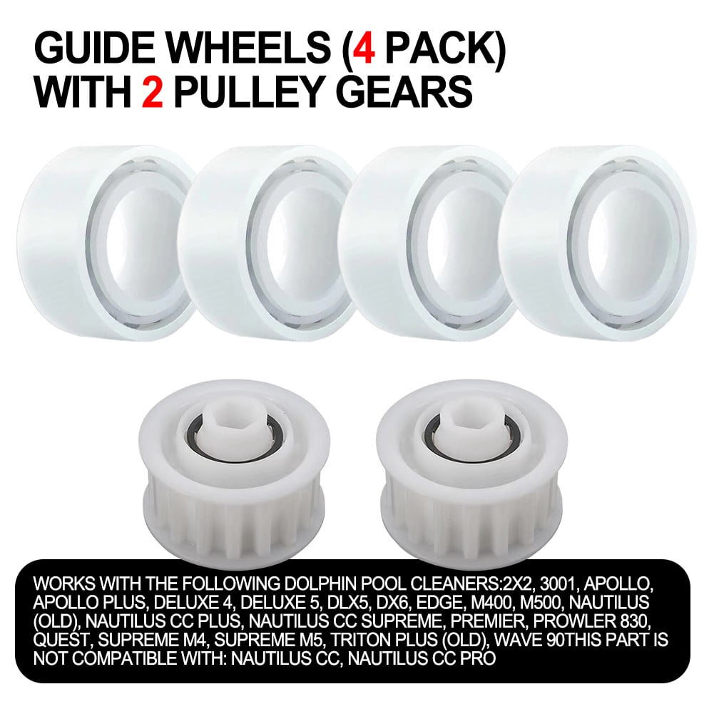 Arkzeo Guide Wheels Pully Gears For Pool Cleaner 3001 For Apollo Plus ...