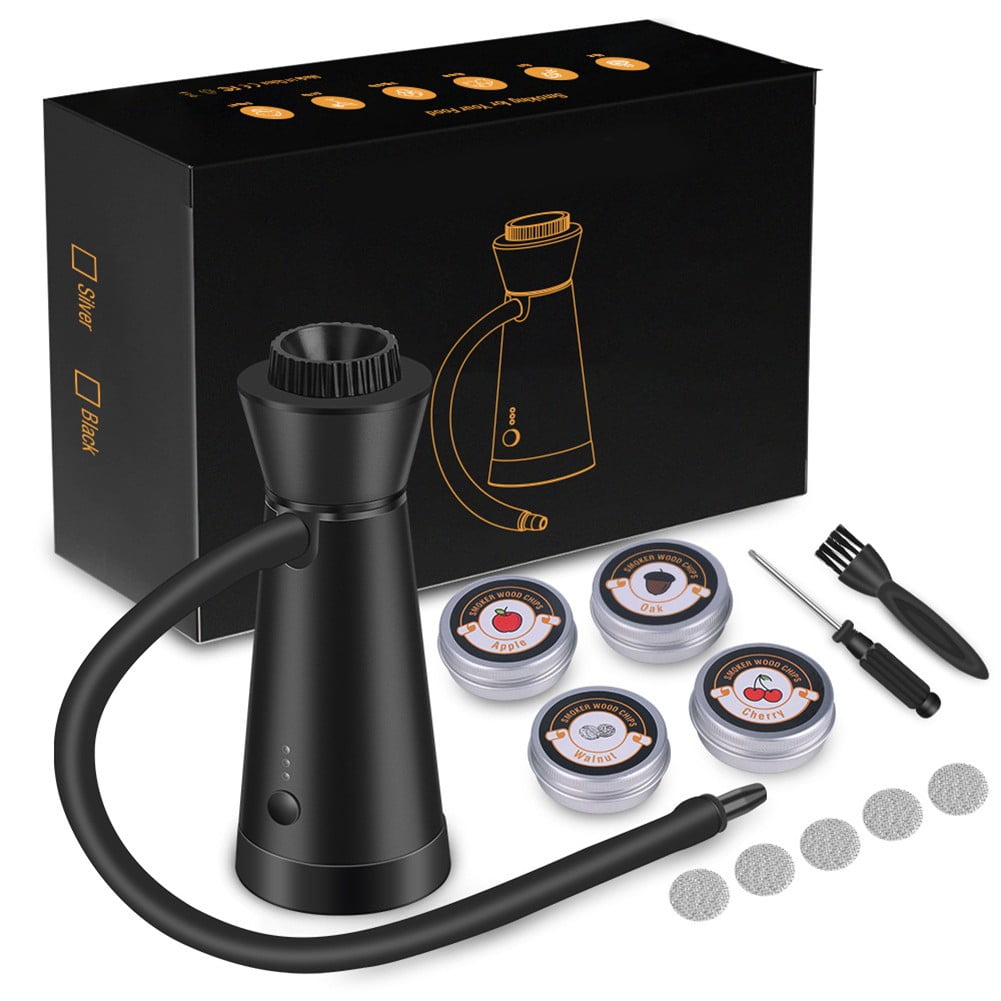 Arkzeo Handheld Smoke Infuser Set with 4 Wood Chip Flavors for ...