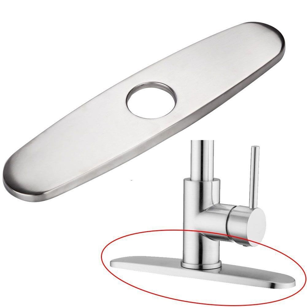 Arkzeo Kitchen Faucet Plate Sink Hole Cover Deck Plate Escutcheon ...