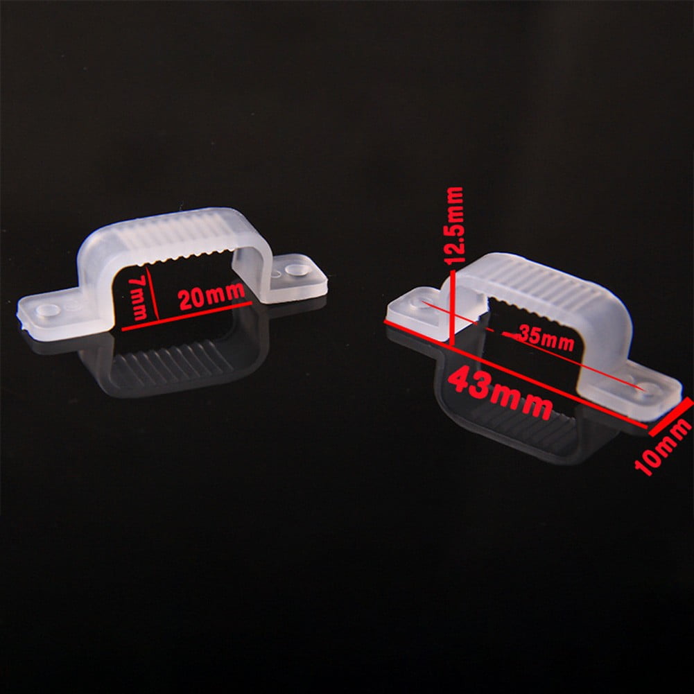 Arkzeo LED Strip Fix Clips Holder Connector Accessories Plastic Buckle ...
