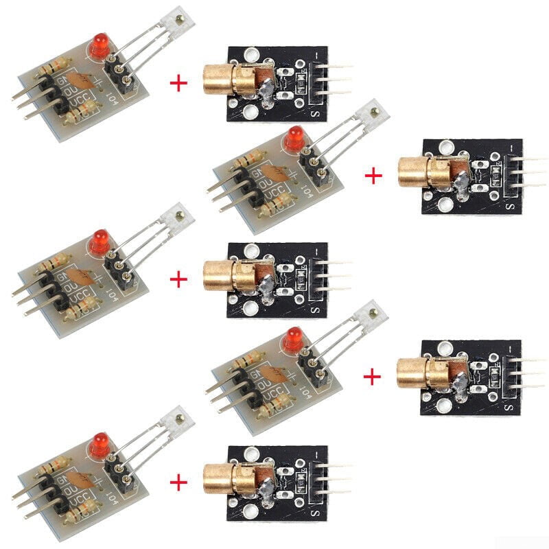 Arkzeo Laser Receiver Sensor Module Ky 008 Transmitter 10pcs Set For Arduino Avr