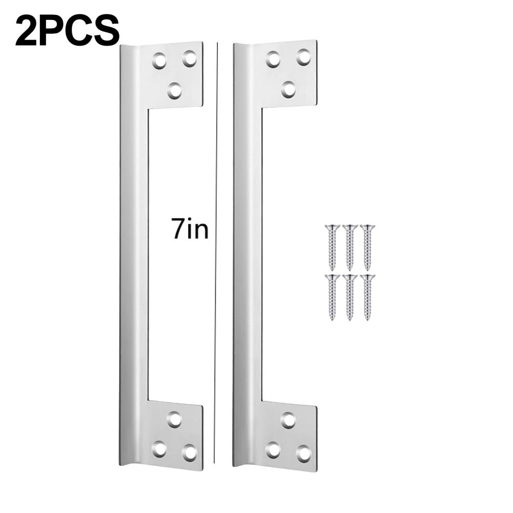 Arkzeo Outswing Doors Security Upgrade Latch Guard Plates with Sturdy ...