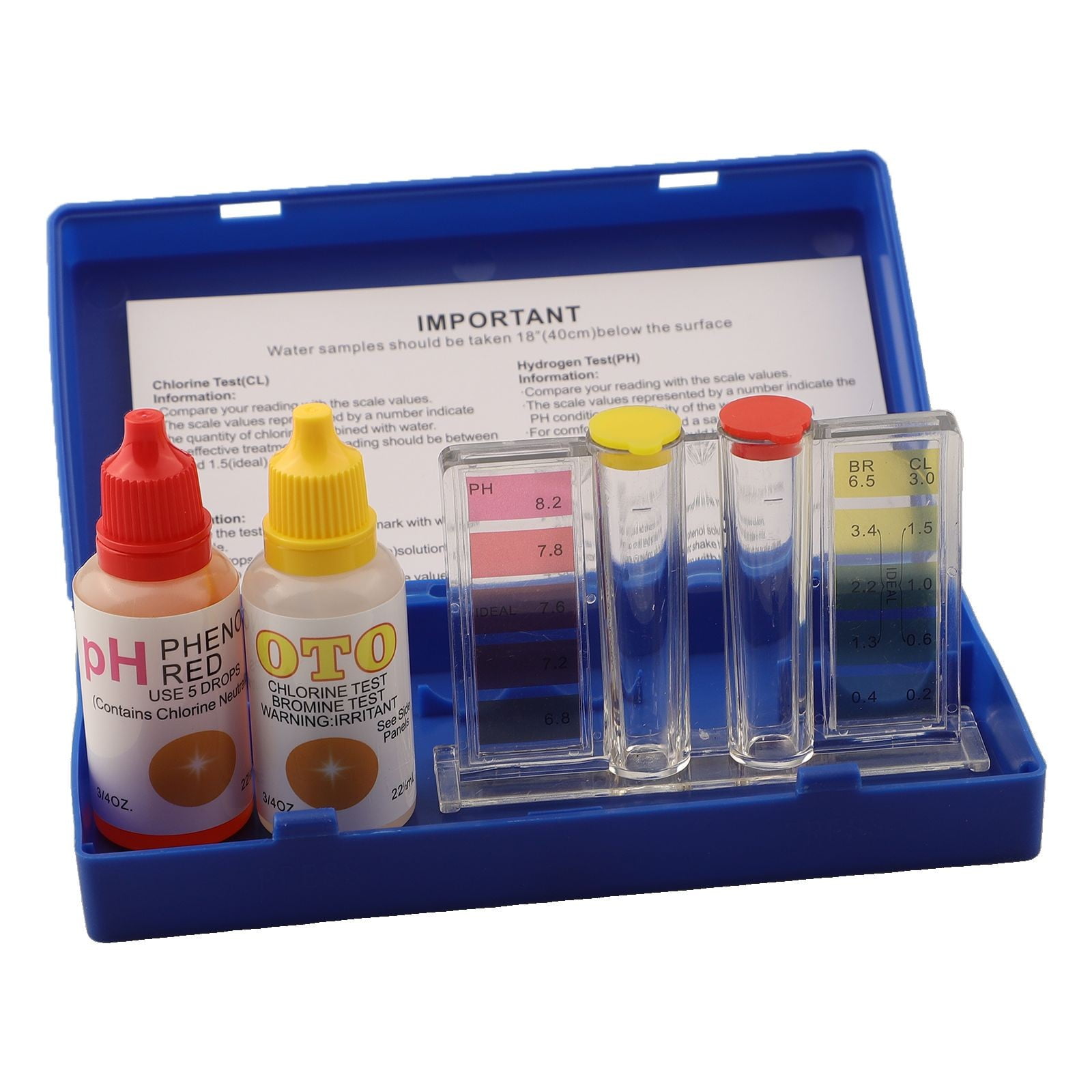 Arkzeo PH Water Quality OTO Test kit Swimming Pool Tester Aquarium ...