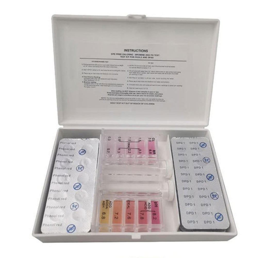 Arkzeo Ph Level Meter Residuals Test Kit Pool Water Quality Tester For ...
