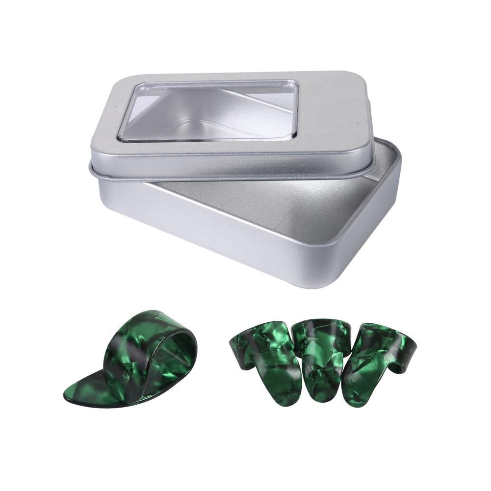 Arkzeo Premium Set of 4 Finger Picks for Guitar Banjo and More Protect ...