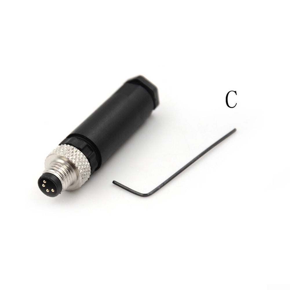 Arkzeo Sensor Connector M8 Male Female Screw Threaded Plug Coupling 3 4 ...