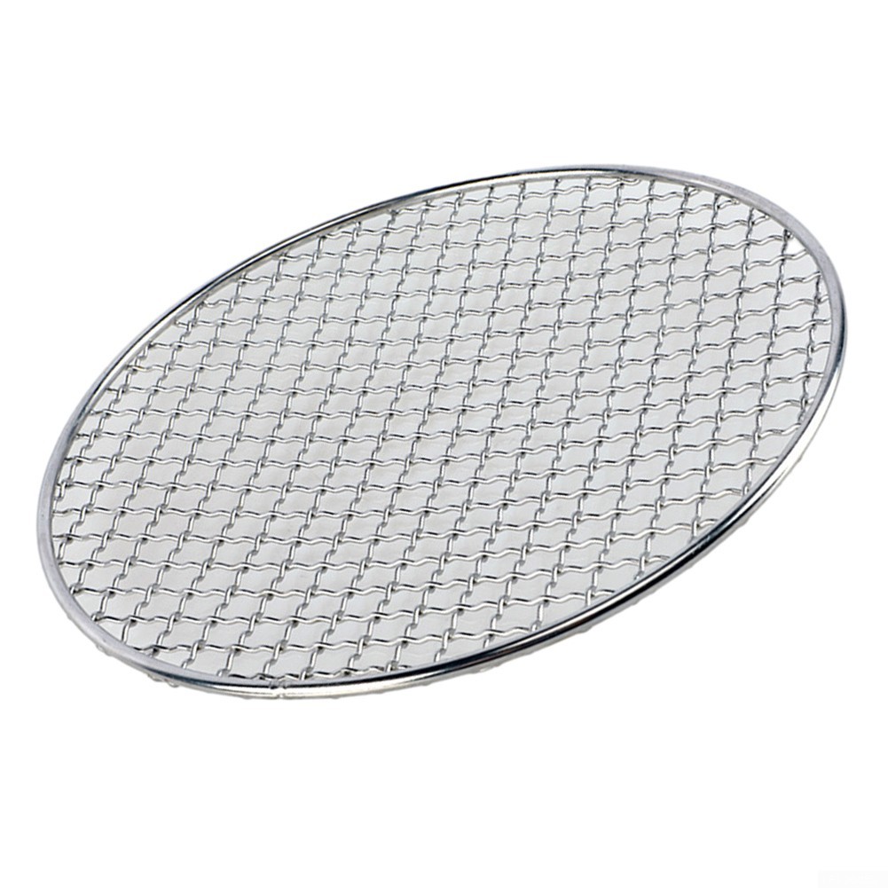 Arkzeo Stainless Steel Round Grid Net Barbecue Net Baking Tray BBQ Grid ...