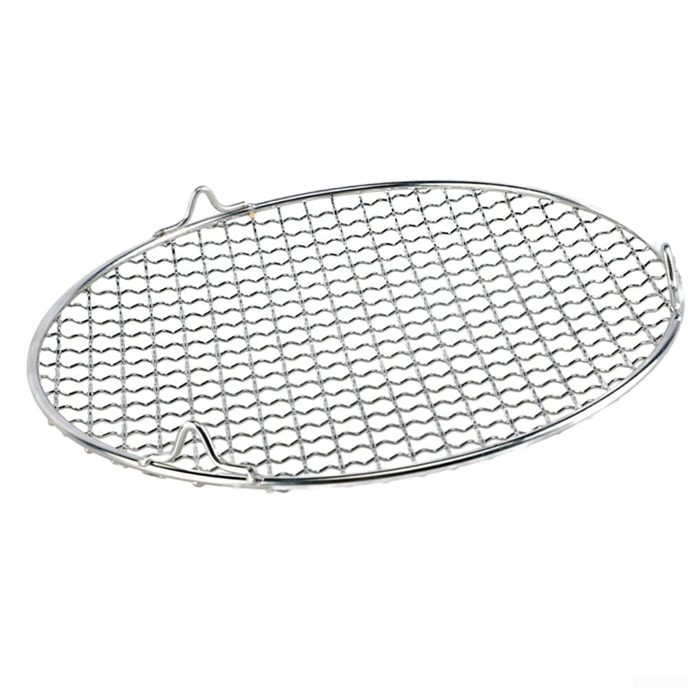 Arkzeo Stainless Steel Round Grid Net Barbecue Net Baking Tray BBQ Grid ...