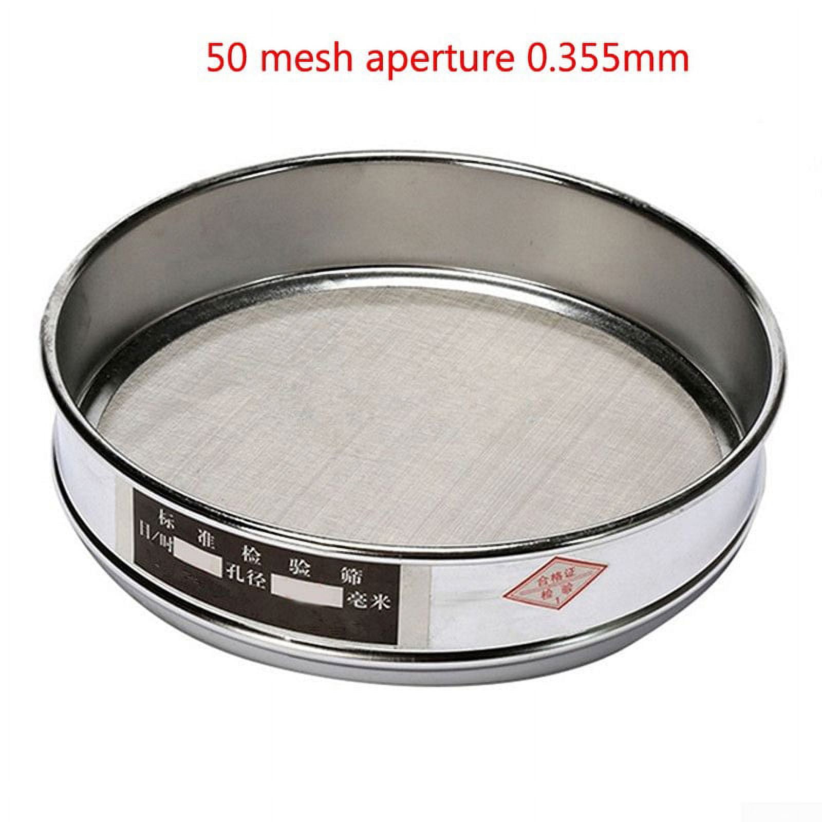 Arkzeo Test Sieve 20cm Chrome Mesh Sieve Sample Inspection Medicine ...