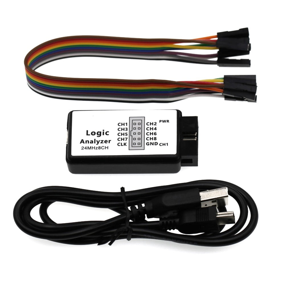 Arkzeo USB Logic Analyzer Microcontroller Debugging Tool 24M Sampling 8CH 8-Channel - Walmart.com