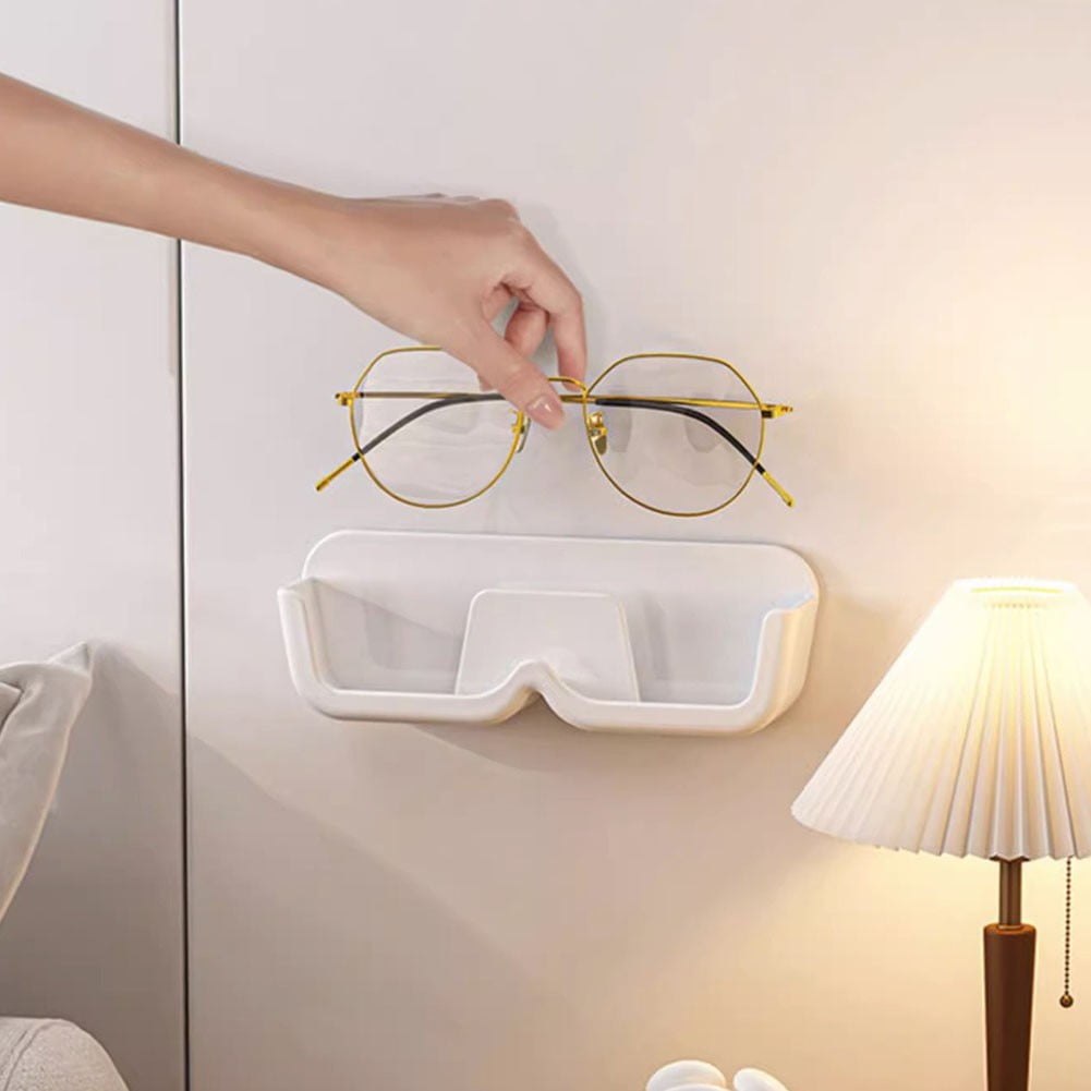 Arkzeo Wall Mounted Glasses Organizer Rack Self Adhesive Sunglasses ...
