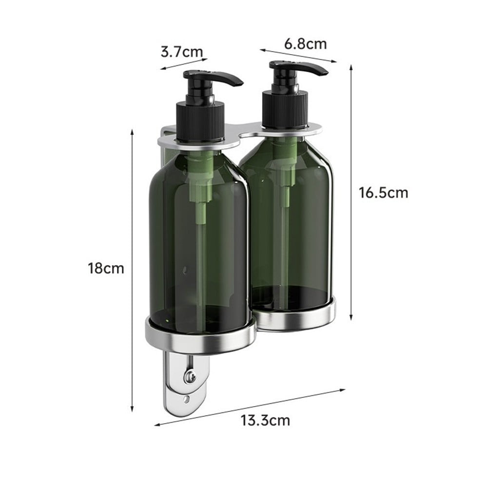Arkzeo Wall Mounted Manual Soap Dispenser Pump Bottle with Holder for ...