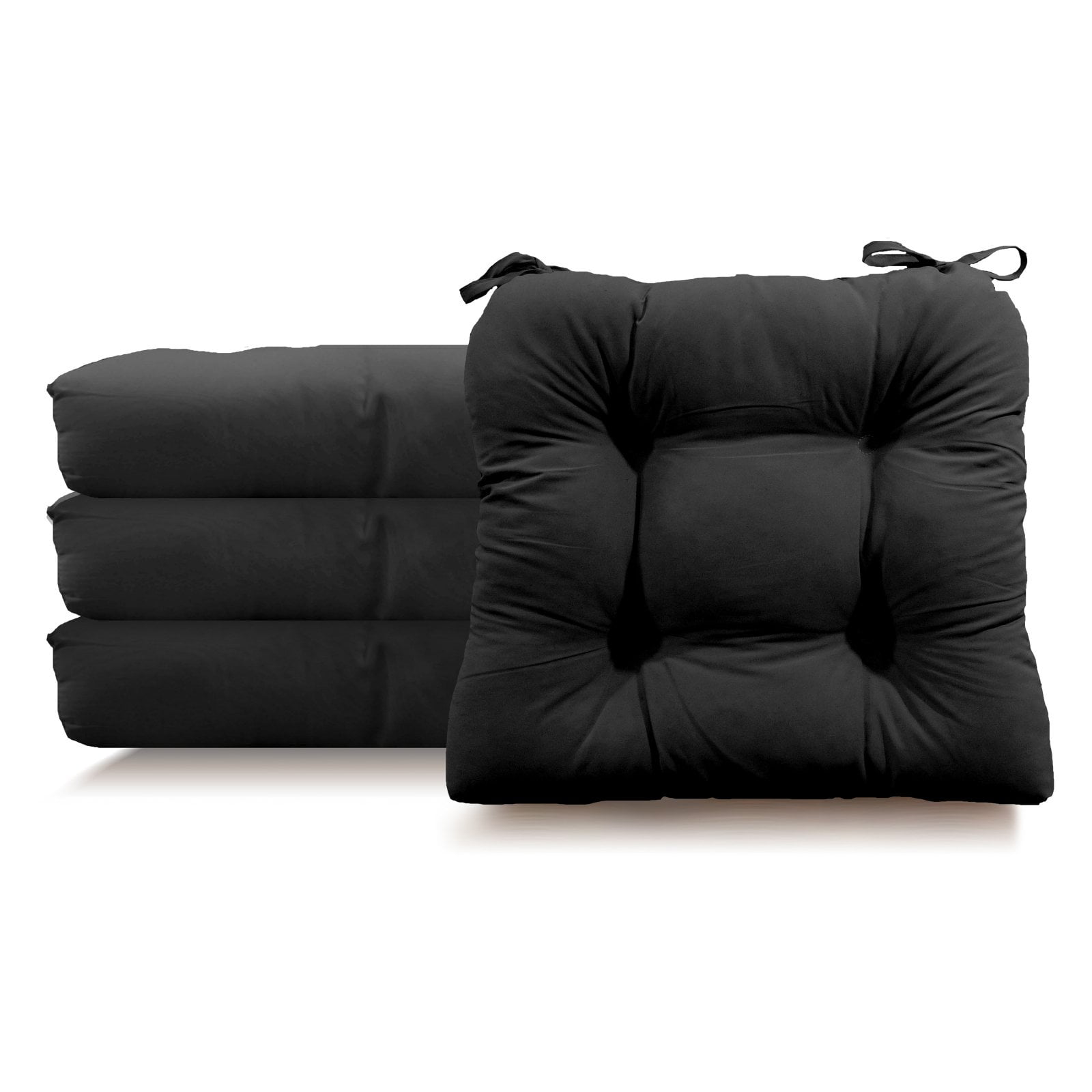 Arlee Microfiber 14-inch Reversible Chair Pads (Set of 4) - Walmart.com