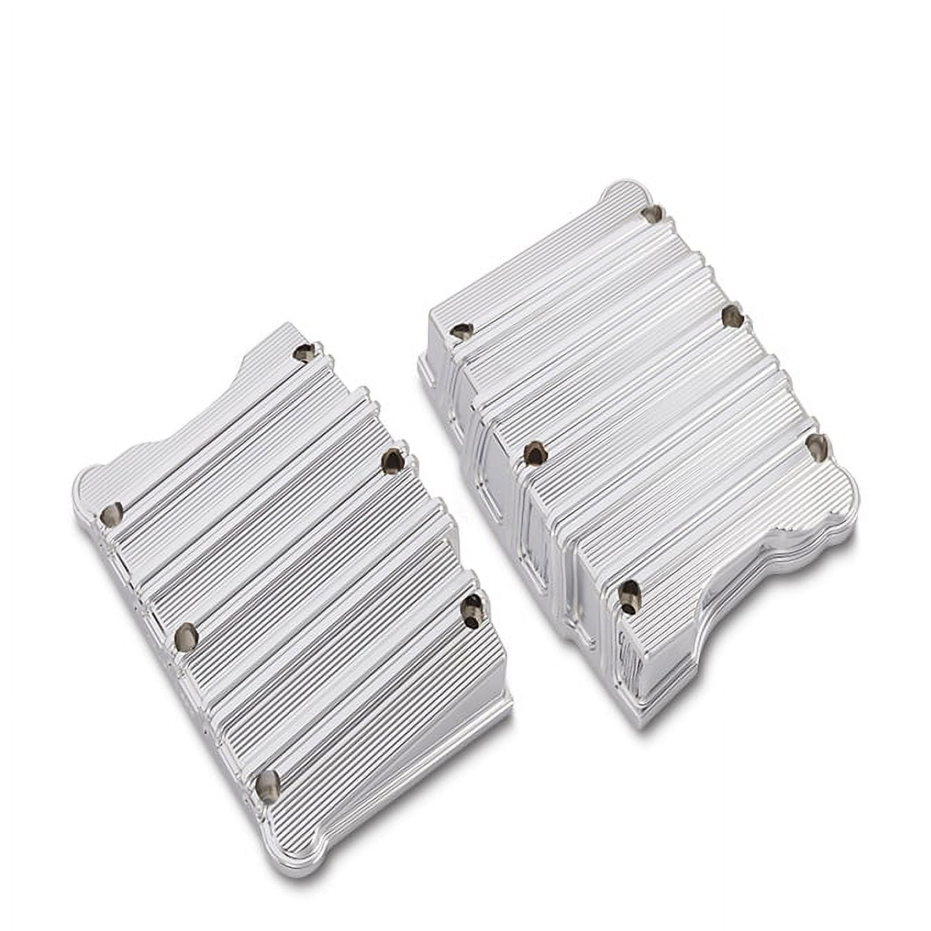 Arlen Ness 10-Gauge Billet Chrome Rocker Box Top Cover Set (18-252 ...