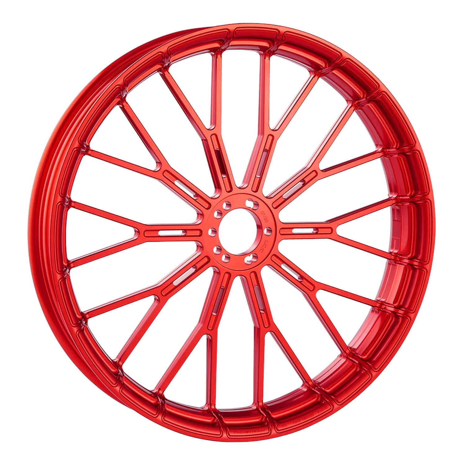 Arlen Ness 18" x 5.5" Y-Spoke Forged Red Rear Wheel (71-548) - Walmart.com