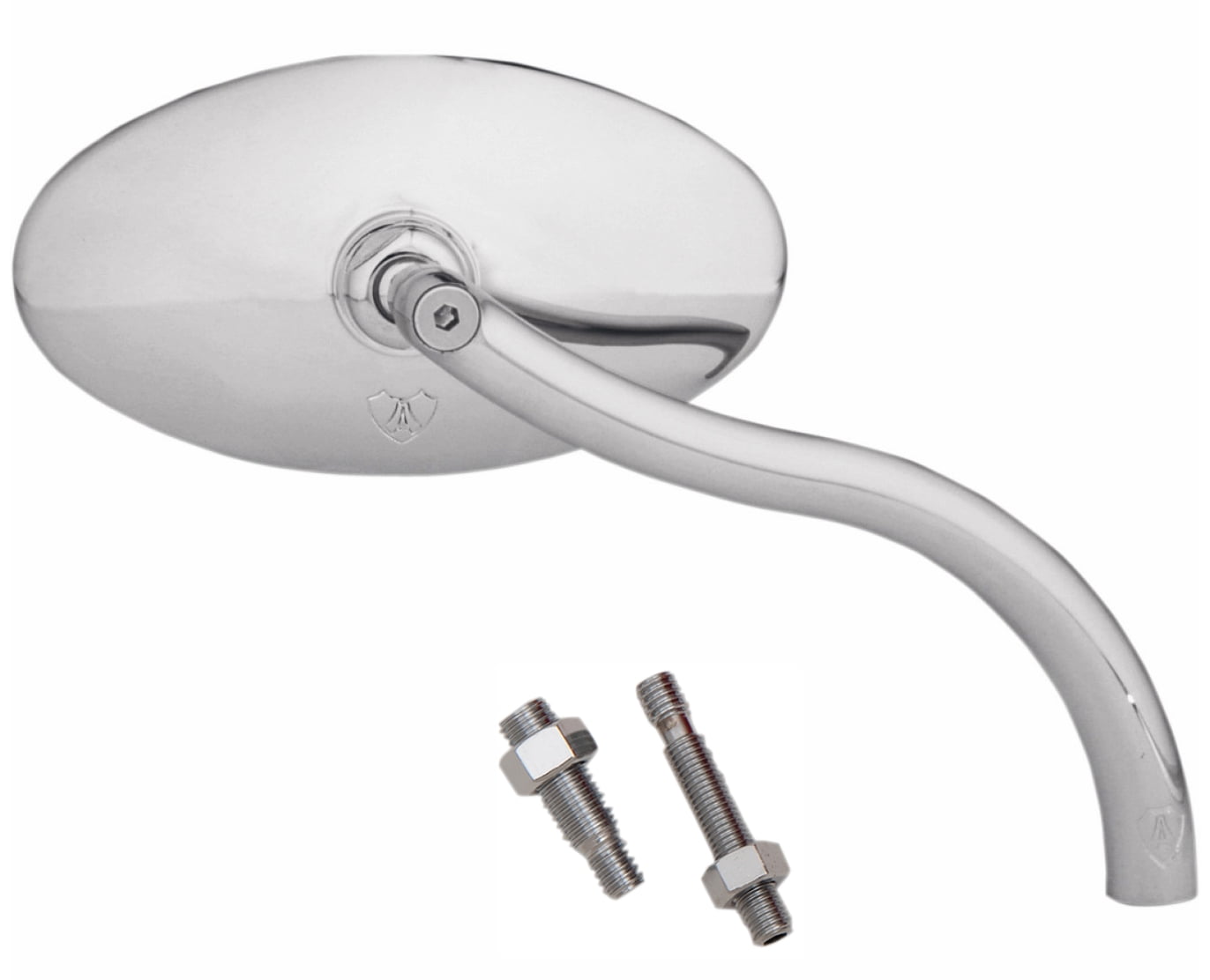 Arlen Ness Cat Eye Softbend Chrome Mirror (13-046) - Walmart.com