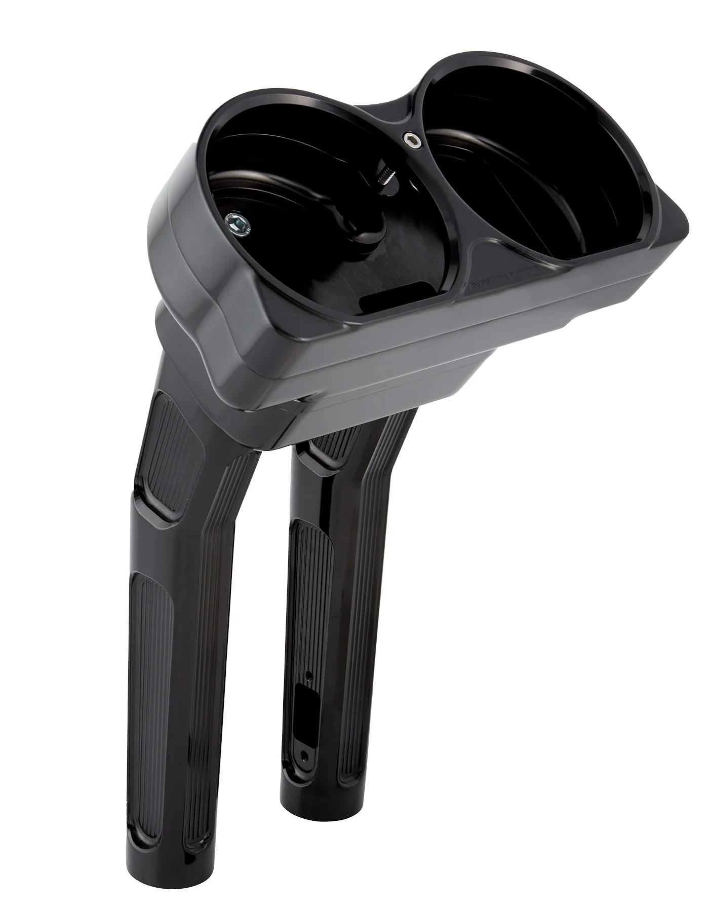 Arlen Ness Method Bagger Black Kickback Handlebar Risers & Gauge Pod ...