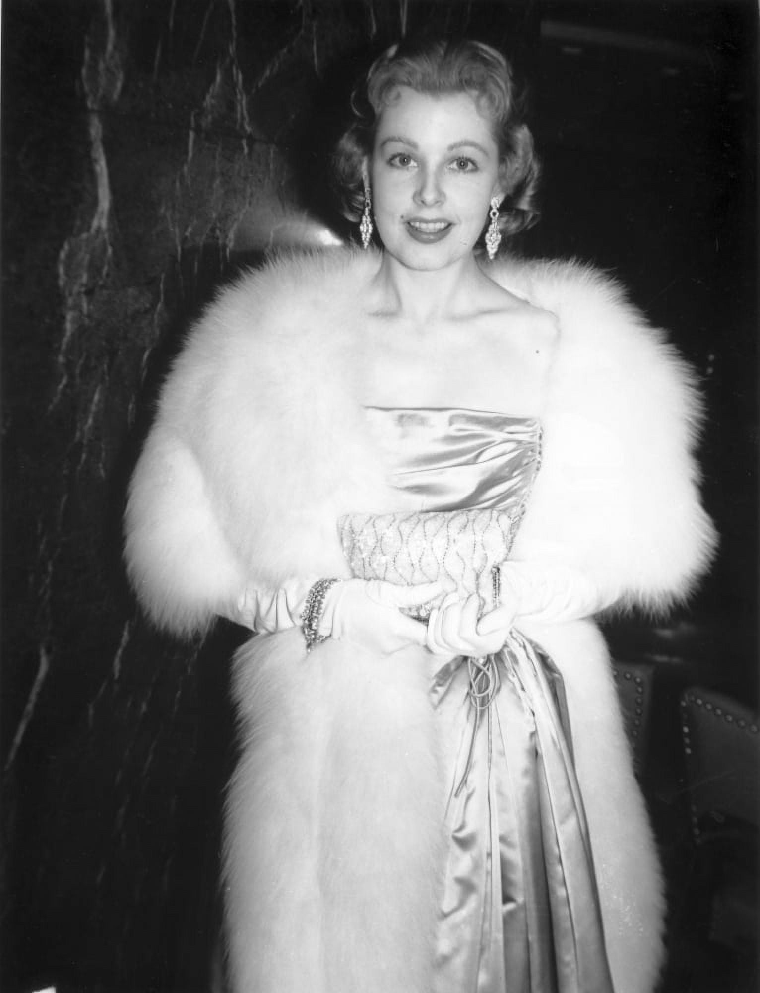 Arline Dahl wearing an evening dress Photo Print (24 x 30) - Walmart.com