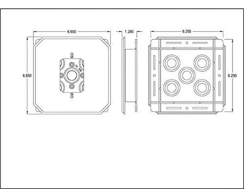 Arlington 8081F Siding Box Kit for Fixtures and Receptacles, Cover with ...