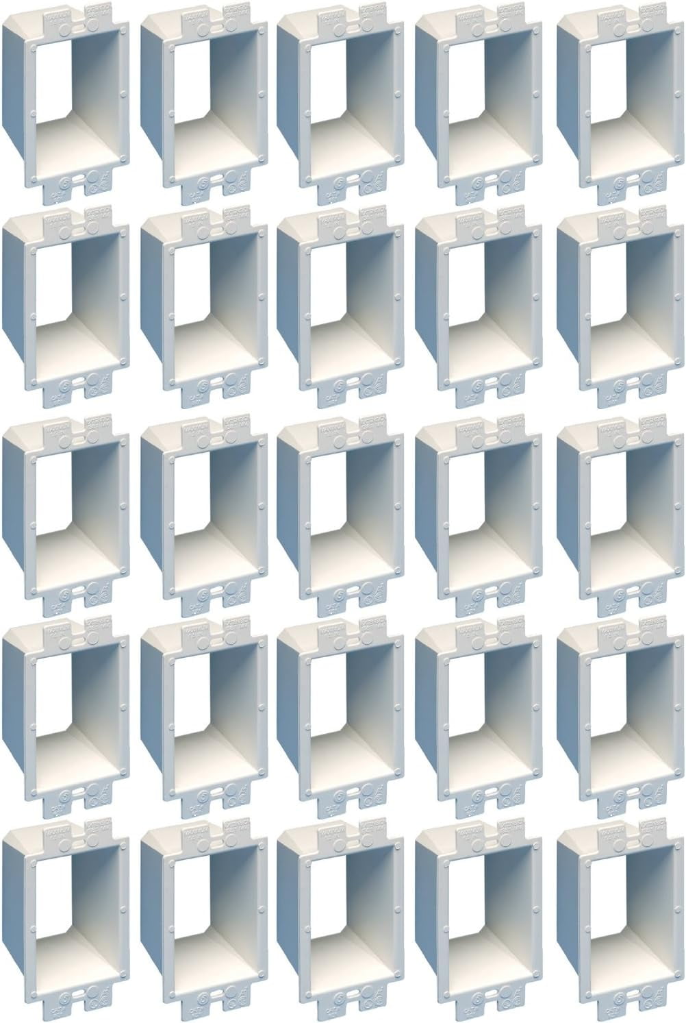 Arlington BE1-25 Electrical Outlet Box Extender Wall Plate 1-Gang White ...