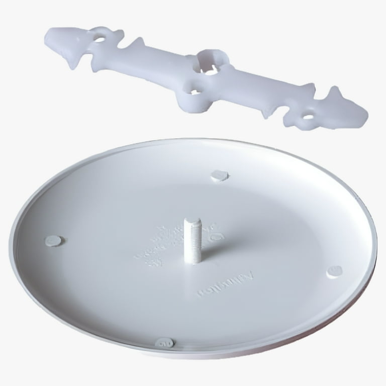 Ceiling Electrical Box Cover Plate White 3.5'' Blank Round Box Cover