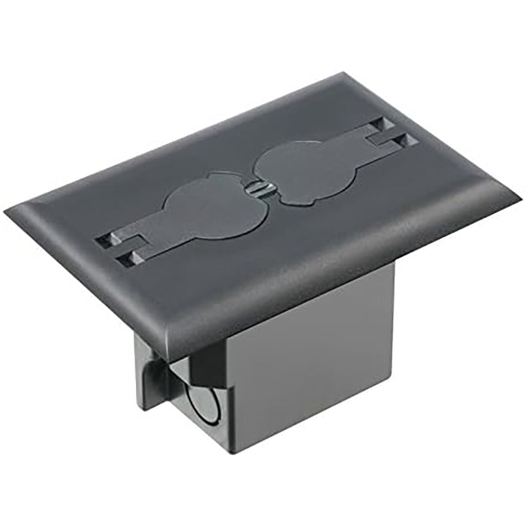 Arlington FLBRF101 Retrofit Electrical Floor Box with Flip Lids ...