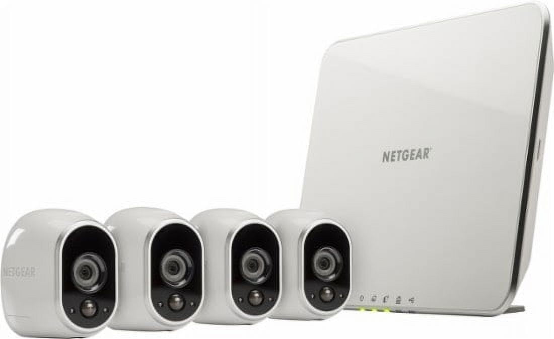 Arlo 720P HD Smart Security System - 4 Wireless Indoor/Outdoor Cameras ...