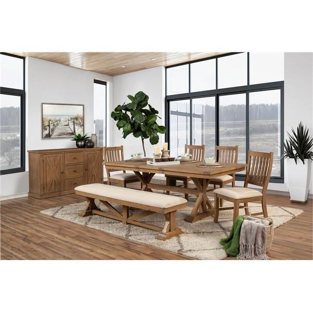 Arlo Dining Table, Natural - Walmart.com