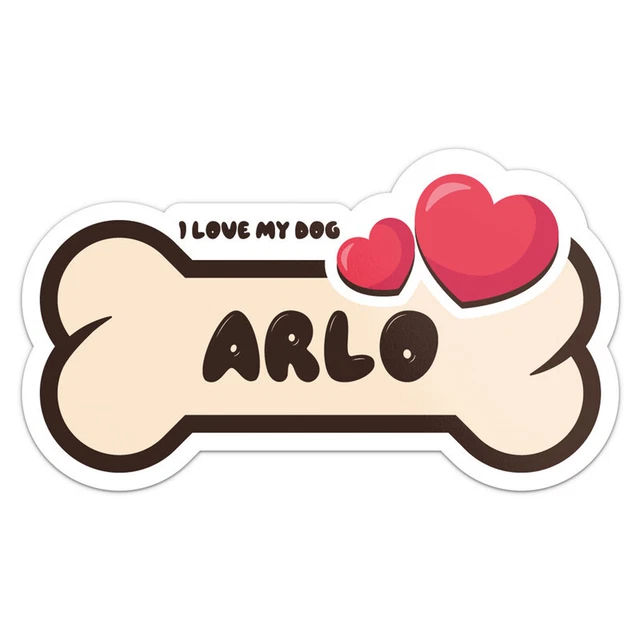 Arlo Dog Sticker Phone Decal Water Bottle Stickers Car Decals, Laptop ...