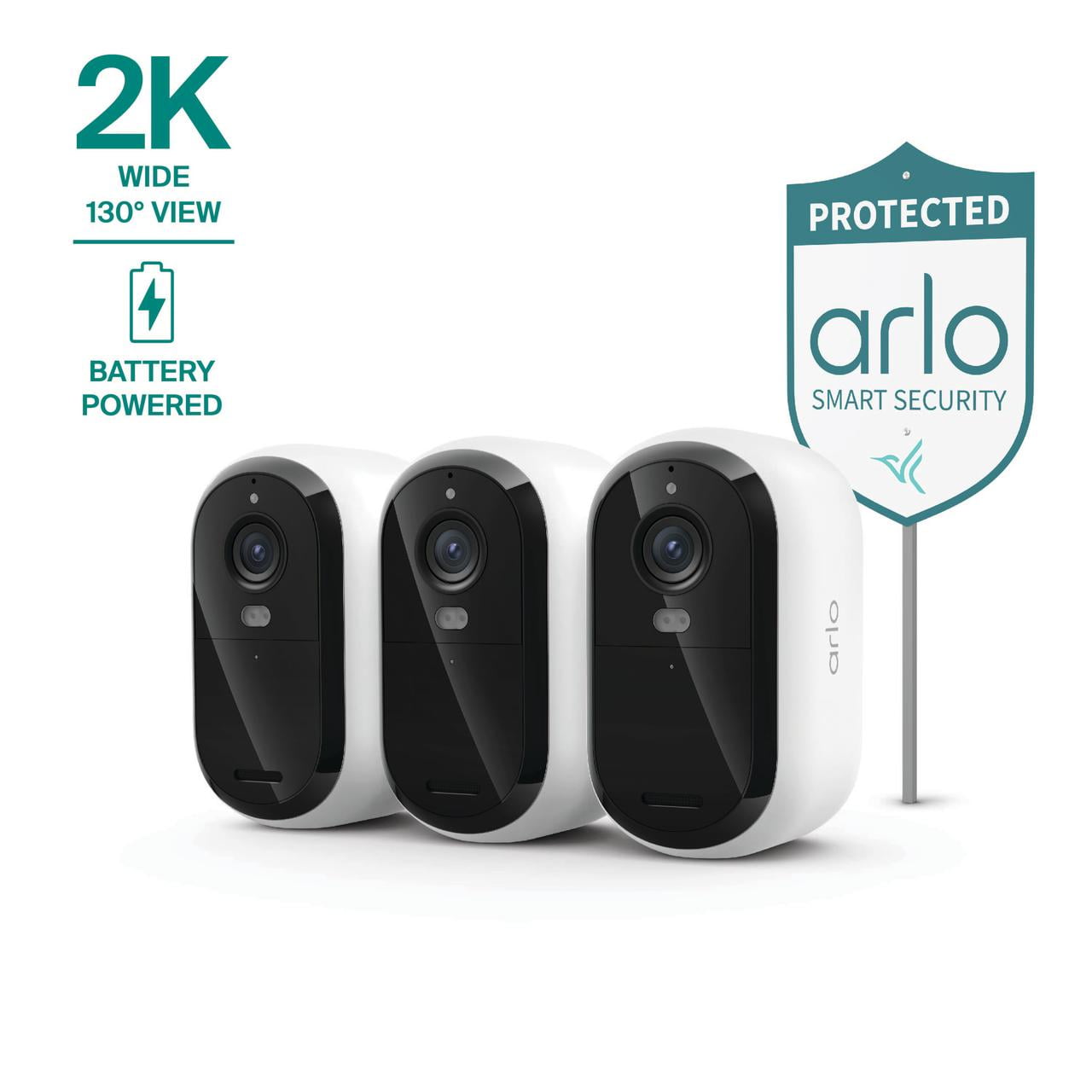 Arlo Essential Security Camera (3rd Gen, 2025 Release) - 2K Video ...