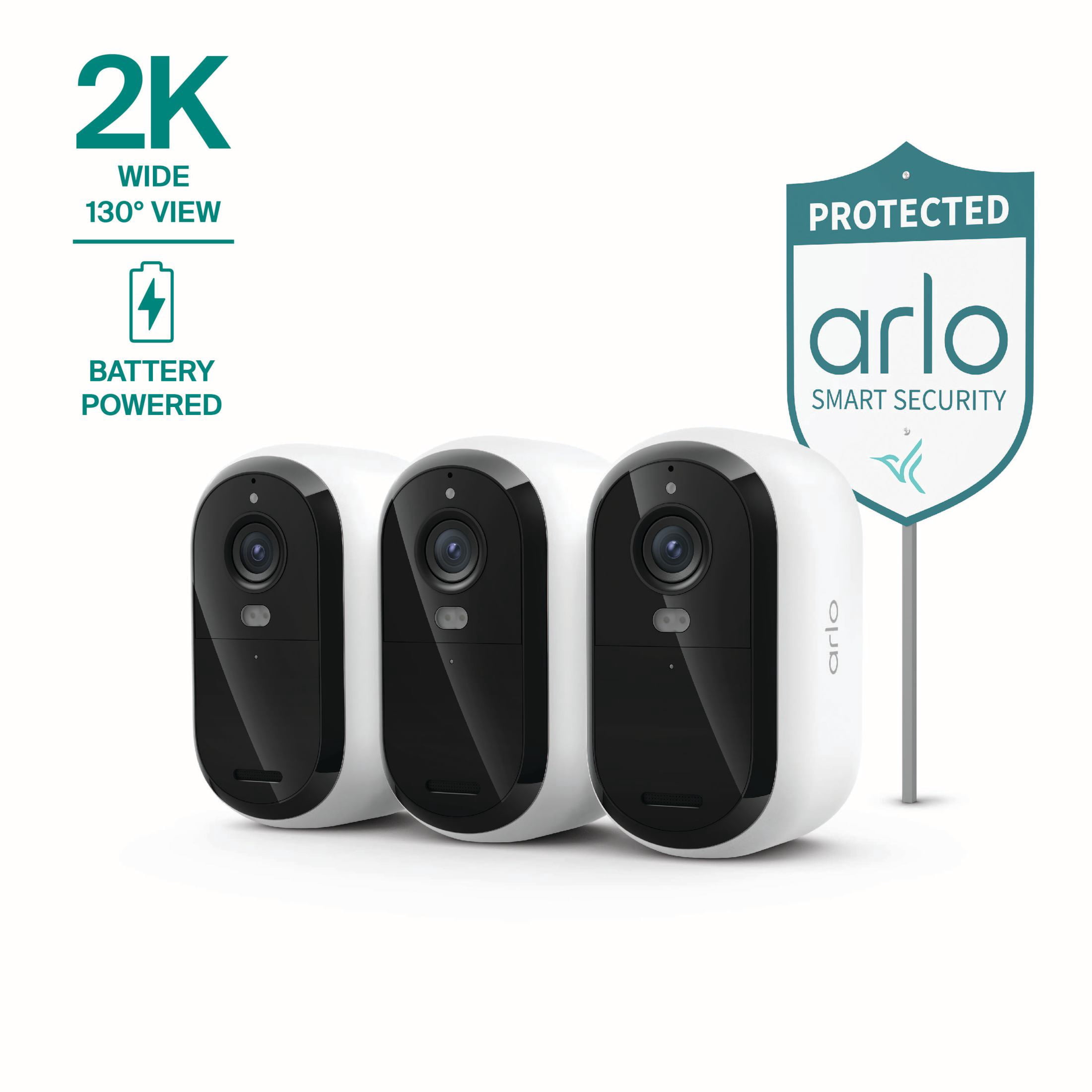 Arlo Essential Security Camera 2K (3rd Gen, 2025 Release) - Wireless ...