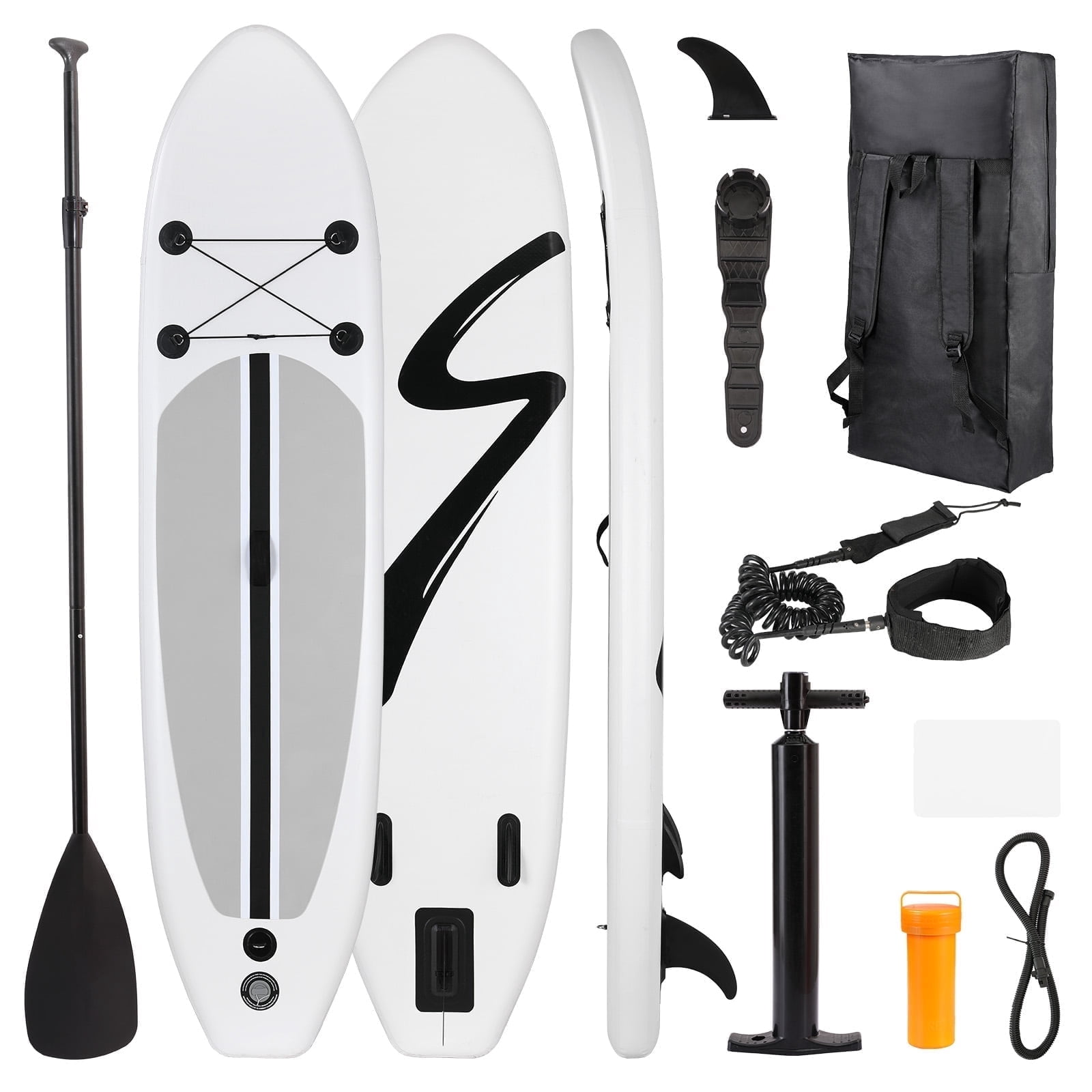 Arlopu Inflatable Stand up Paddle Board 11ft SUP Paddle Board Non-Slip ...