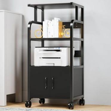 Rolling File Cabinet Cart, Printer Stand with Storage Drawer, Mobile ...