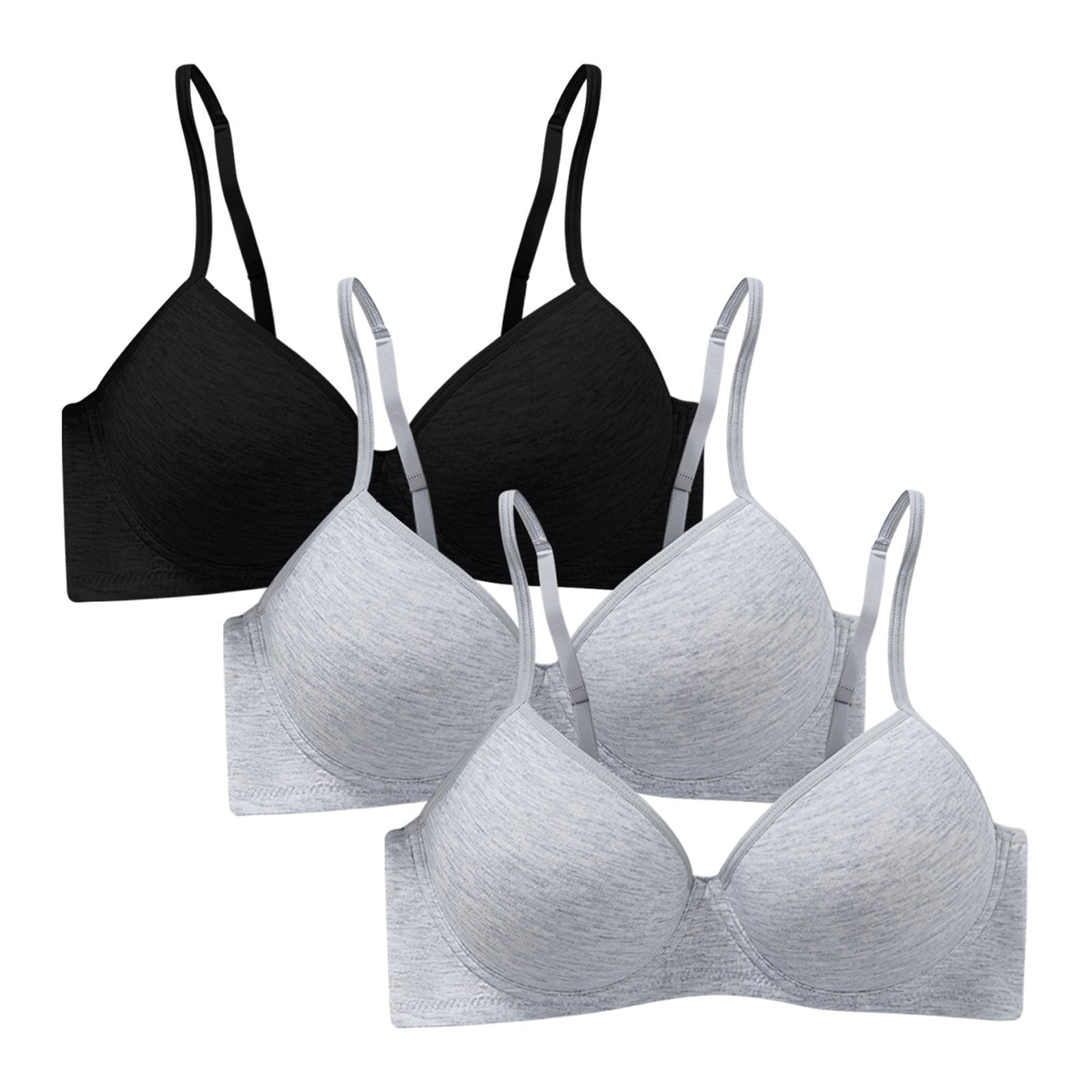 Arlun,3Pcs Set Womens No Underwire Smooth Seamless Bras Soft Supportive ...