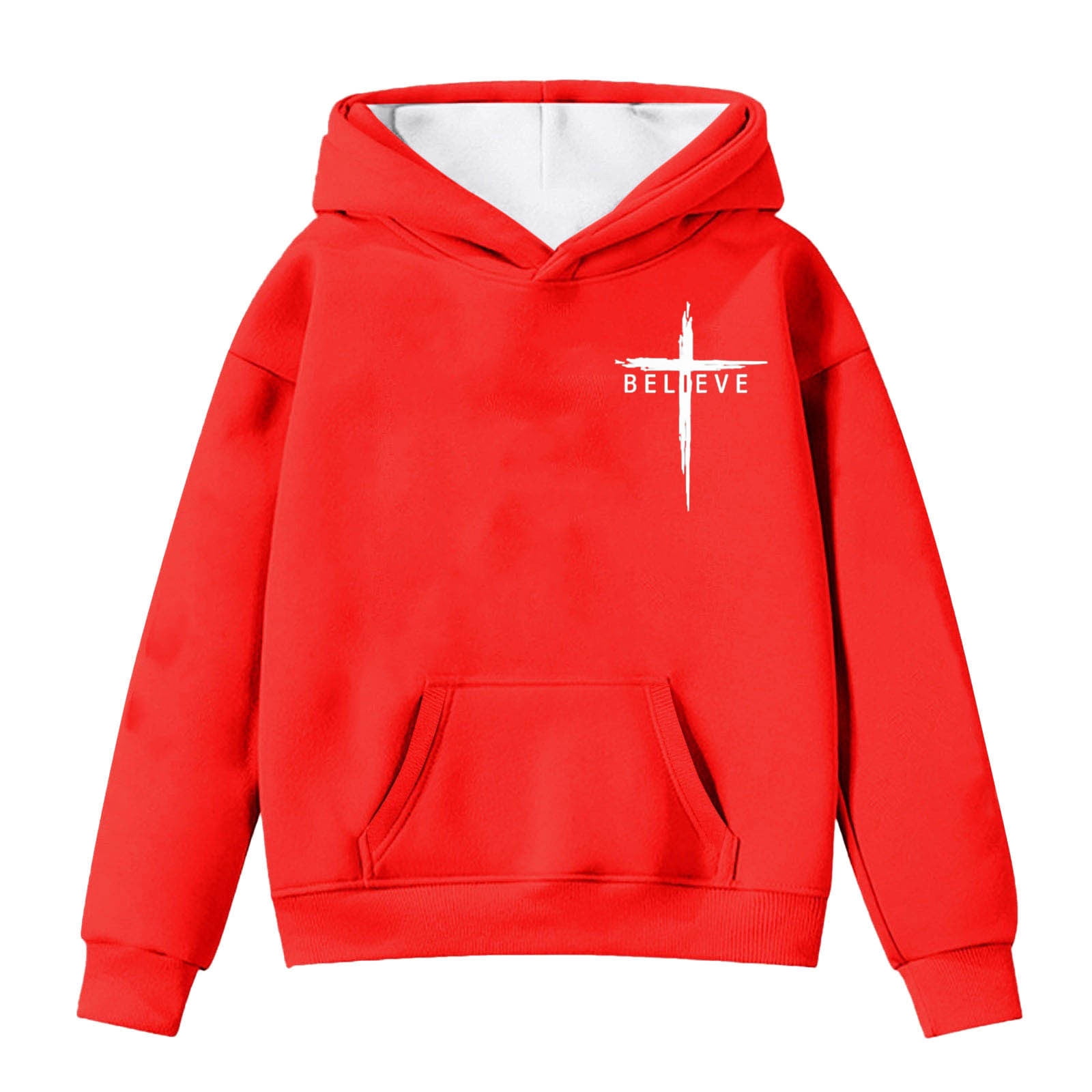 Arlun Christian Hoodies For Girls Christian Cross Graphic Hooded ...