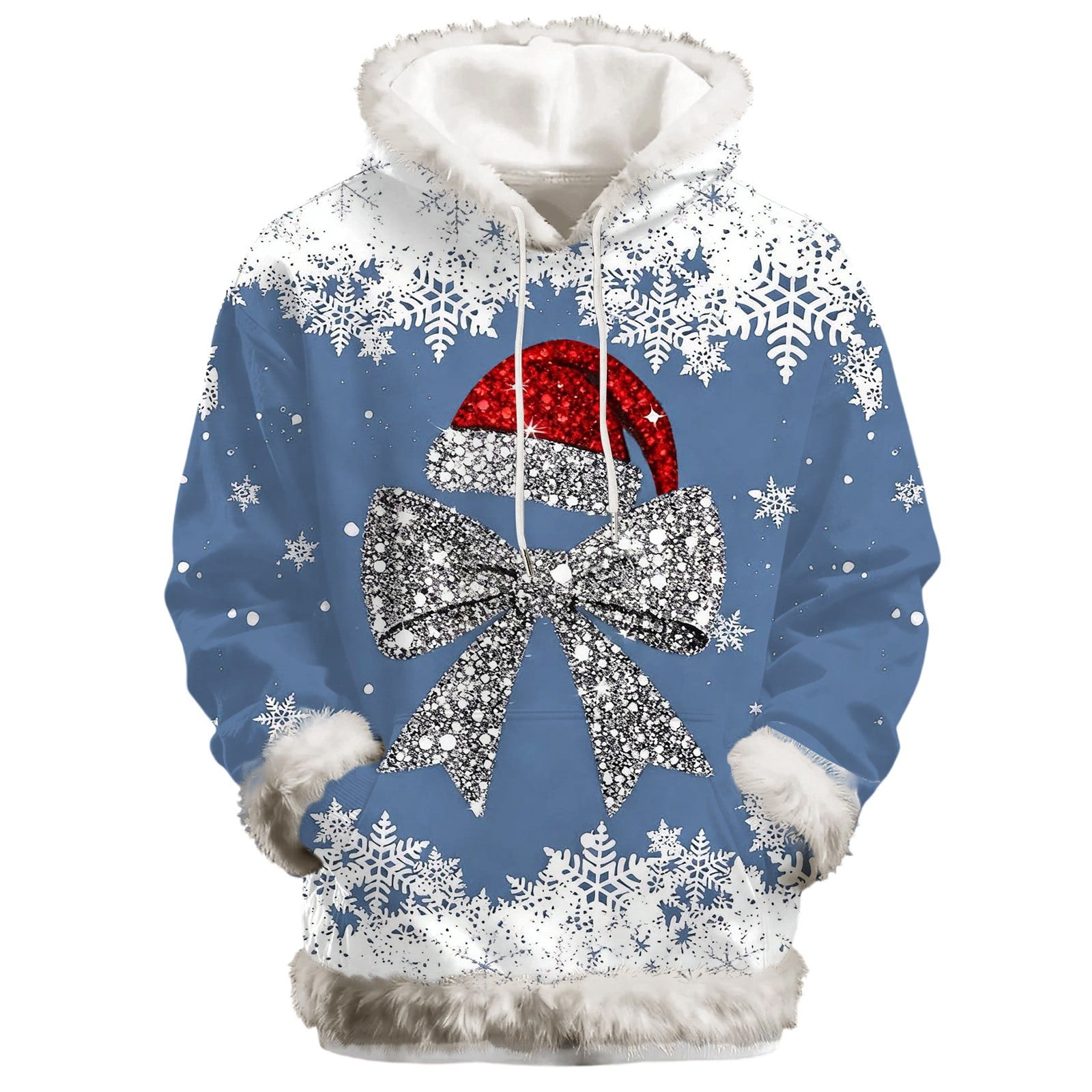 Arlun Christmas Hoodies for Women Funny Snowman/Reindeer/Red Glass/Bow ...