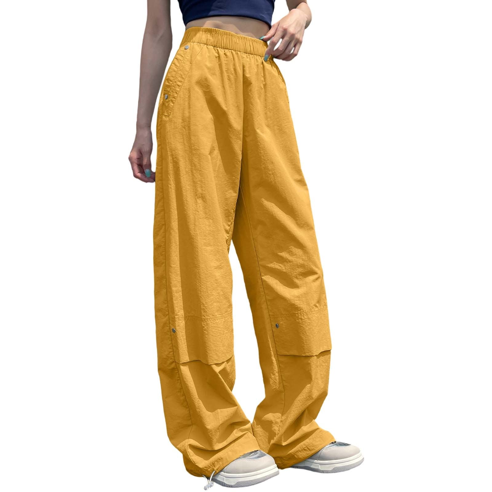 Arlun Clearance ,Women's Casual Wide Leg Pants Solid Color High Waisted ...