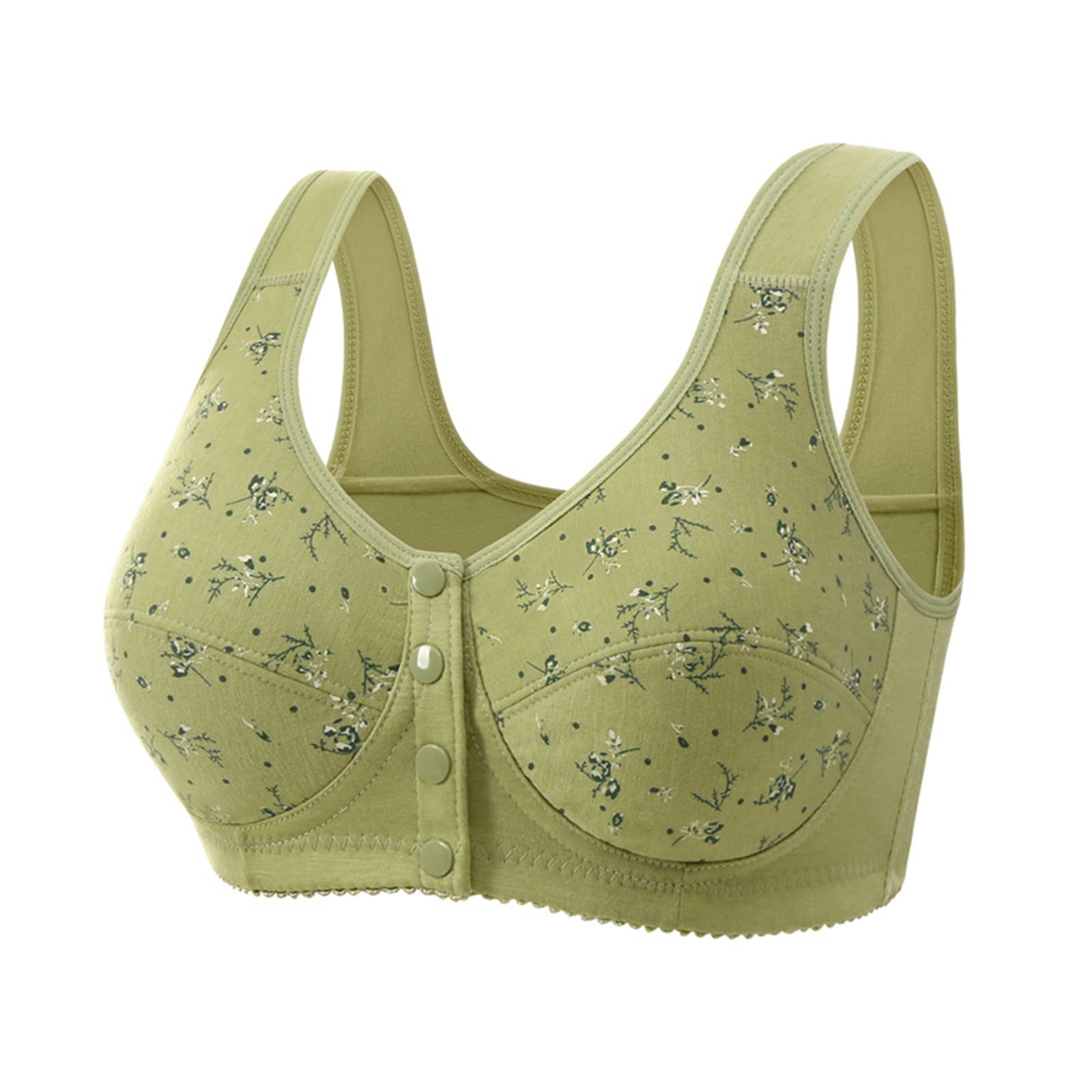 Arlun,Front Closure Bras for Older Women,Plus Size Push up No Underwire ...