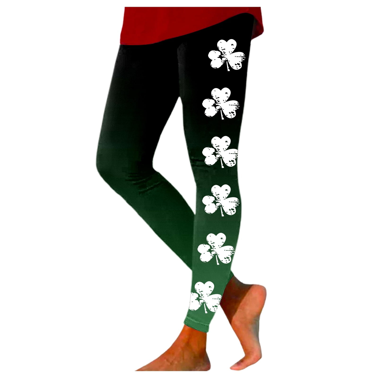 Arlun High Waisted Tummy Control Leggings for Women St. Patrick's Day ...