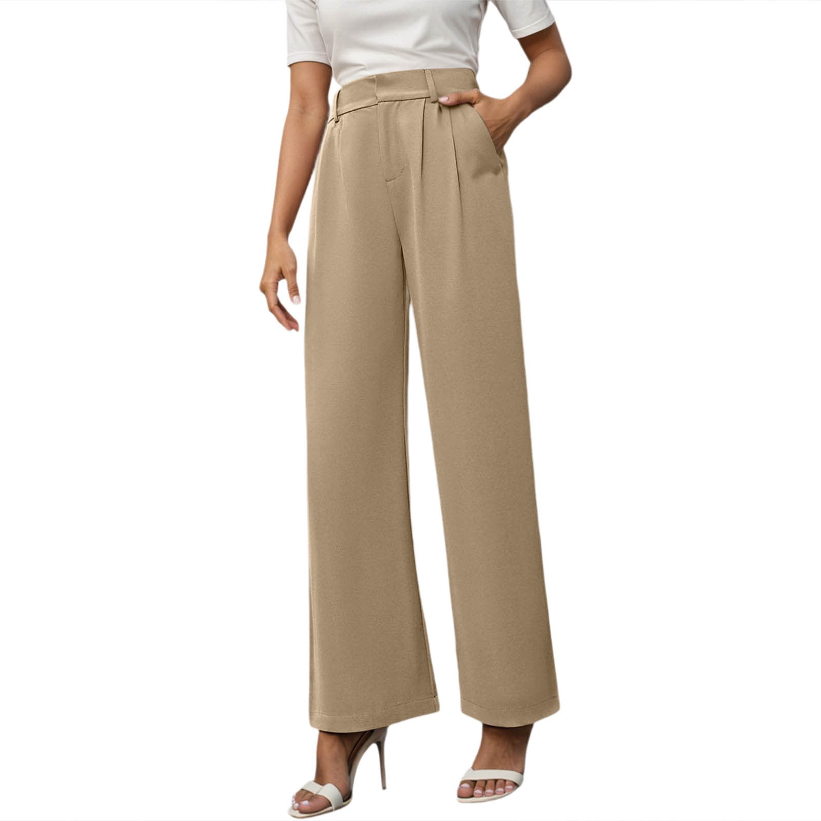 Arlun,High Waisted Wide Leg Dress Pants for Women Business Casual High ...