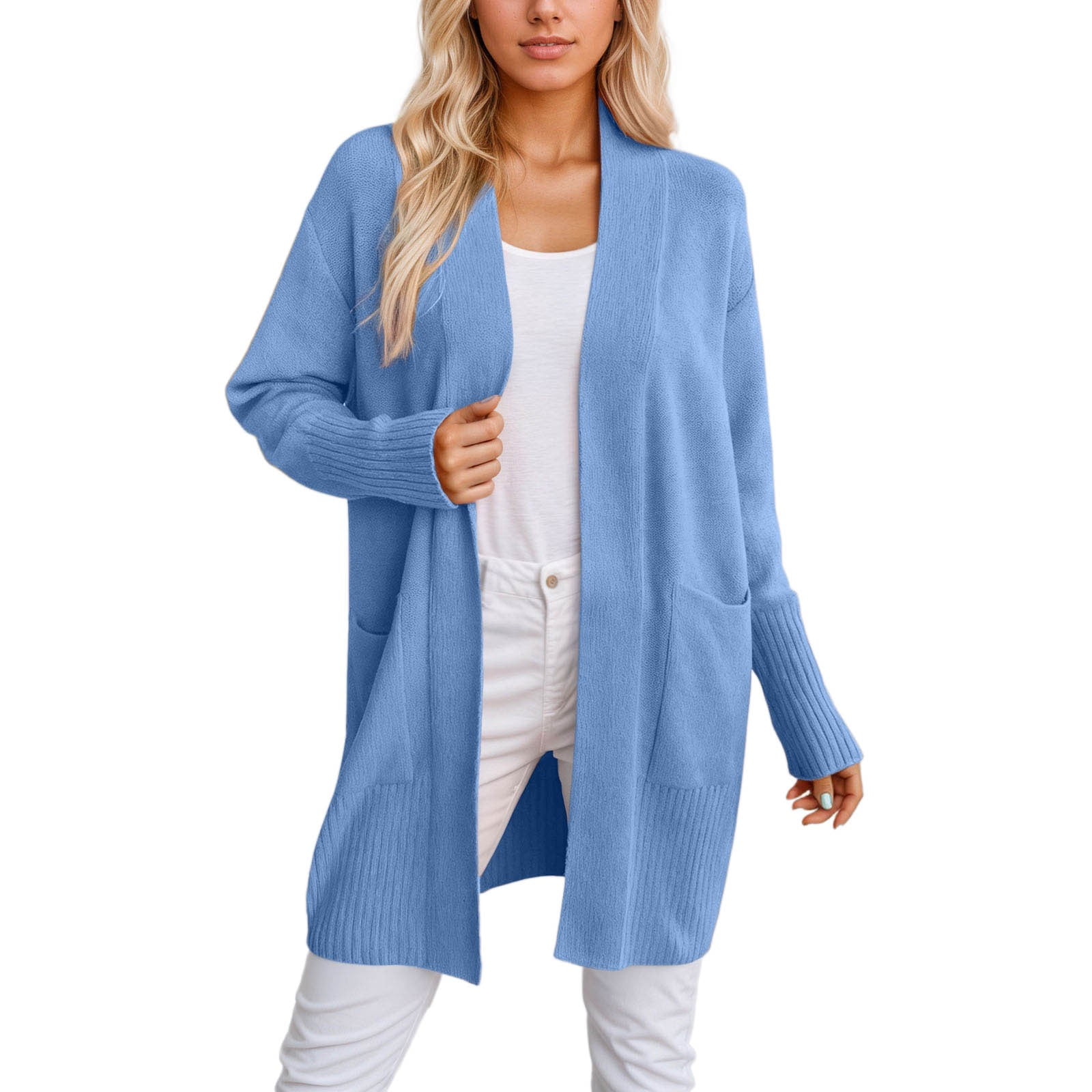 Arlun Long Cardigans Sweaters for Women Lightweight Oversized Open ...