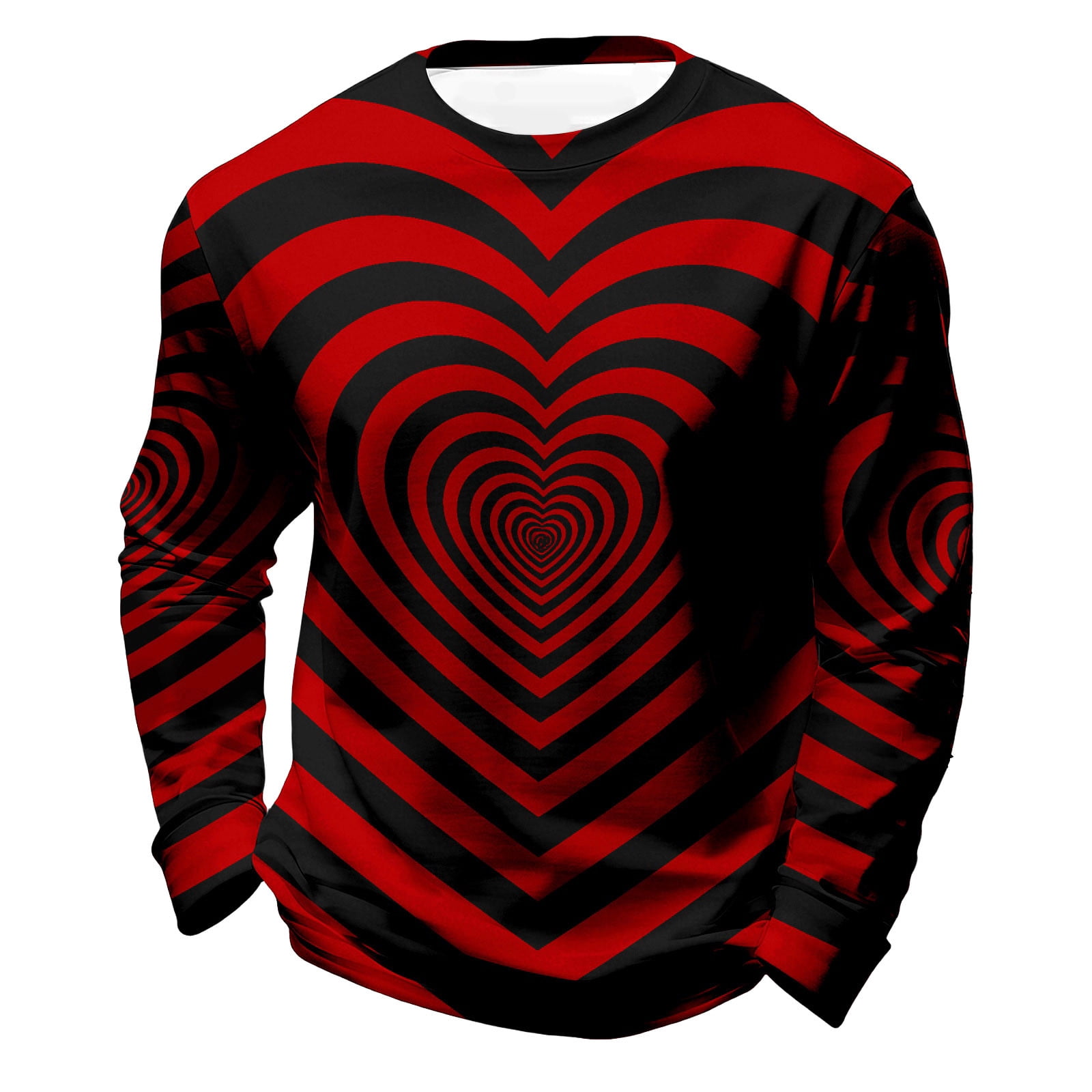 Arlun Mardi Gras Boys Girls Hearts Stripes Long Sleeve T Shirts Crew ...