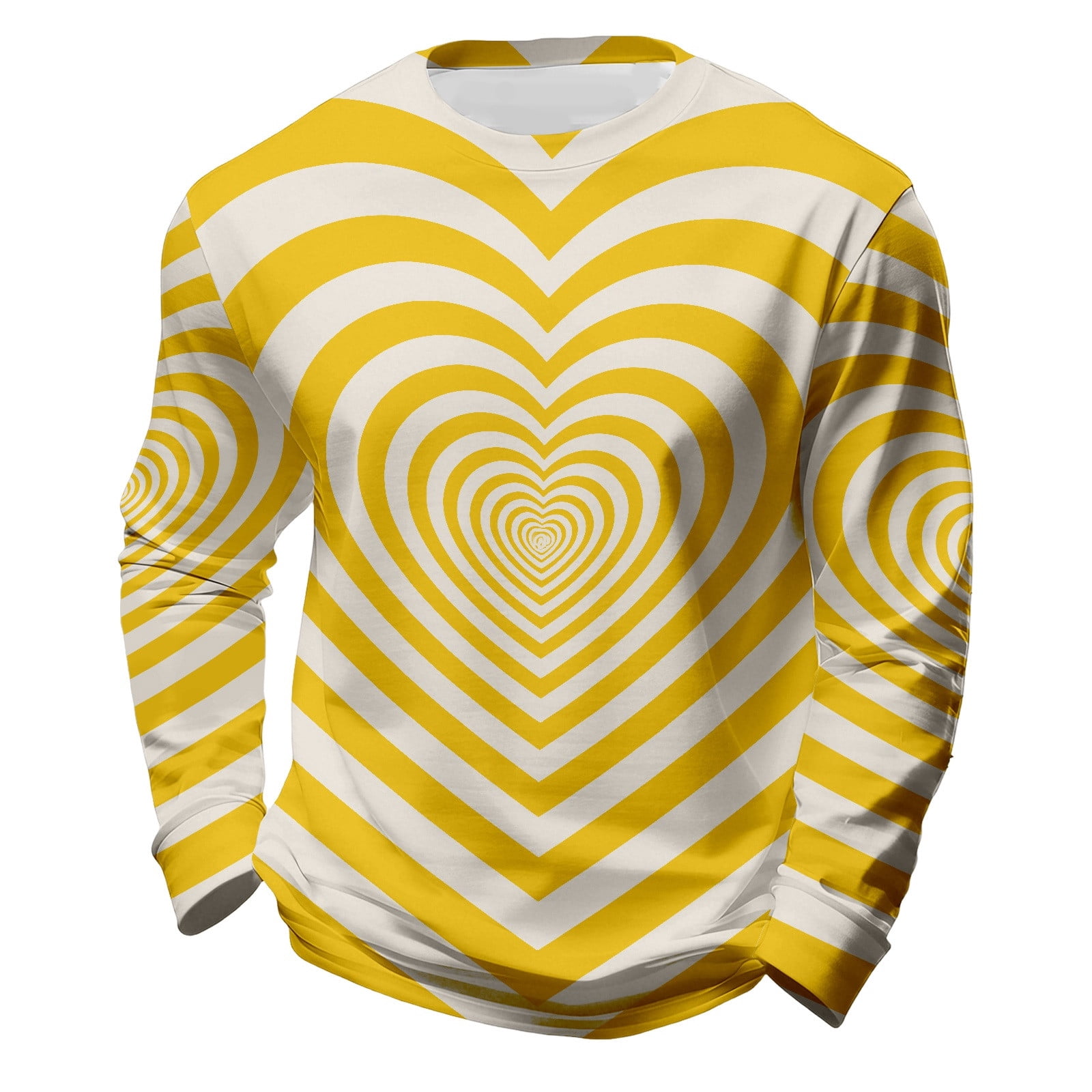 Arlun Mardi Gras Boys Girls Hearts Stripes Long Sleeve T Shirts Crew ...