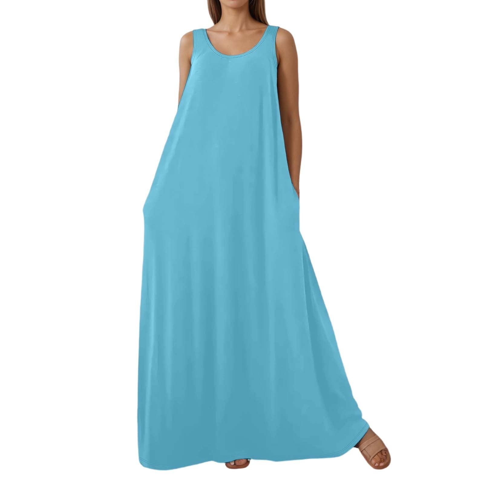 Arlun Plus Size for Women Scoop Neck Sleeveless Soft Loose Comfortable ...
